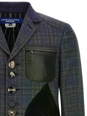 Junya Watanabe Patchwork Check-pattern Blazer