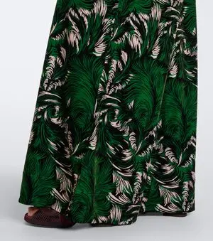 La DoubleJ Printed Jersey Palazzo Pants