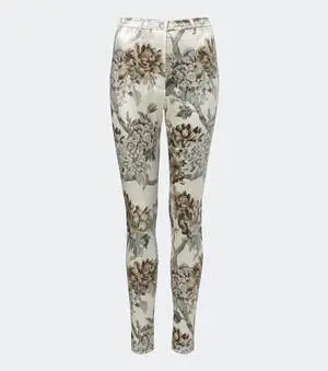 Acne Studios Floral Jersey Slim Pants