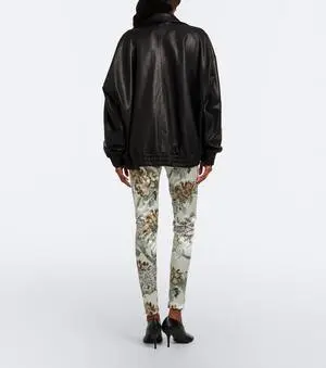 Acne Studios Floral Jersey Slim Pants
