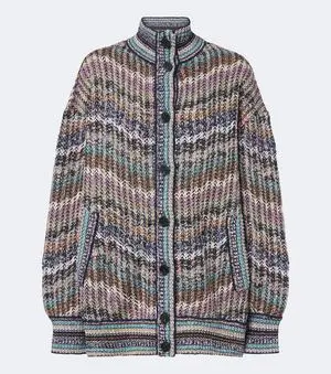 Missoni Zigzag Cotton And Wool-blend Cardigan