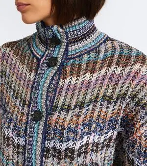 Missoni Zigzag Cotton And Wool-blend Cardigan