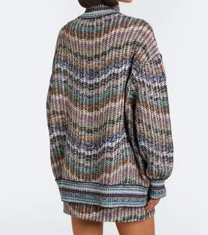 Missoni Zigzag Cotton And Wool-blend Cardigan