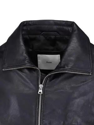 DUNST Leather Zip Jacket In Lambskin