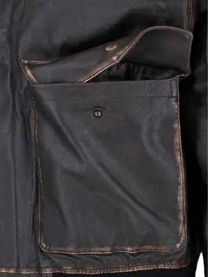 DUNST Leather Bomber Jacket In Lambskin
