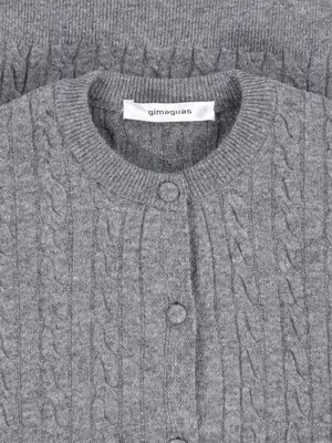 Gimaguas Ribbed Button Cardigan "rina