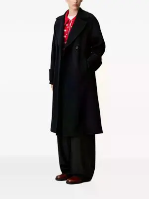 Claudie Pierlot Straight Coat With Removable Belt