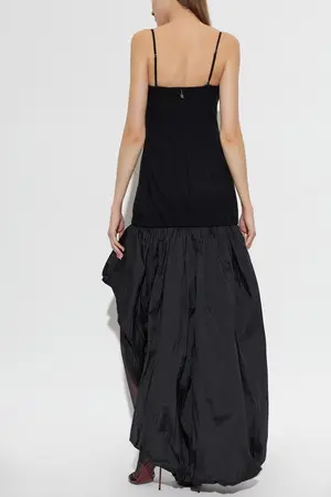 ROTATE BY BIRGER CHRISTENSEN Asymmetrical Dress With Bare Shoulders