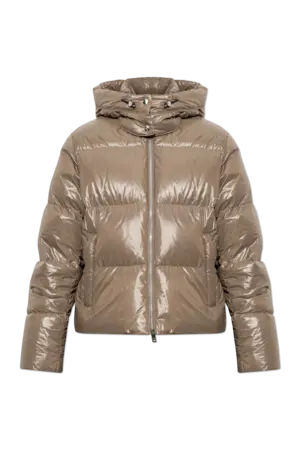 Moose Knuckles Detachable-hooded Down Jacket - Brown