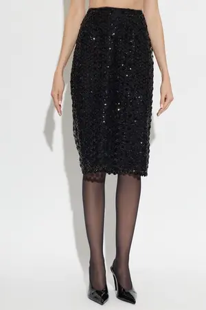 ROTATE BY BIRGER CHRISTENSEN Sequin Skirt