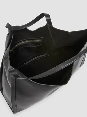 Balmain Tassel Large Leather Hobo Bag