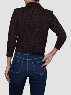 L'Agence Morrigan Tweed Stitch Cardigan
