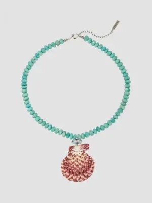 JENNIFER BEHR Car Rhodium-plated & Mixed-media Pendant Necklace