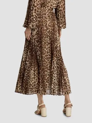 Zimmermann Sunray Pleated Maxi Skirt
