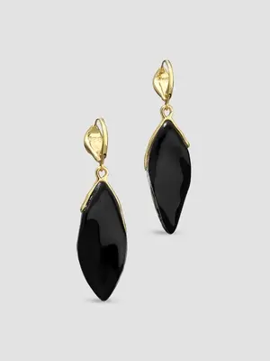 Alexis Bittar Luminous 14k-gold-plated & Lucite Petal Drop Earrings - Leopard
