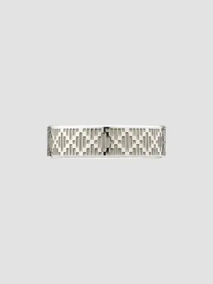 Gucci Diamante Sterling Band Ring