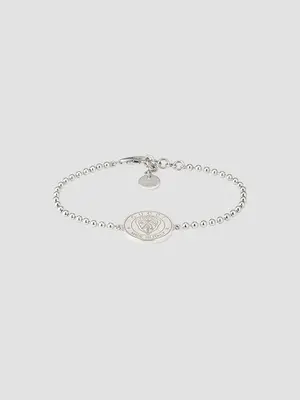 Gucci Crest Sterling Boule Bracelet - Silver