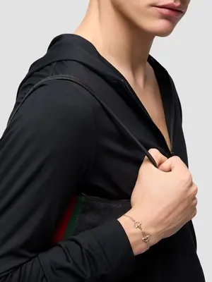Gucci Staffa Sterling Chain Bracelet