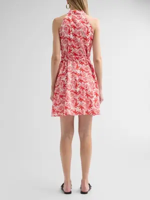 RO'S GARDEN Regina Sleeveless Mini Shirtdress