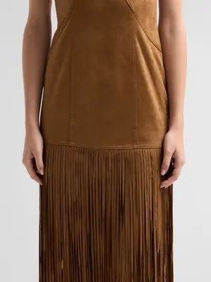 TOCCIN Esther Fringe Maxi Dress