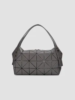 Issey Miyake Boston Top Handle Handbag - Charcoal Gray