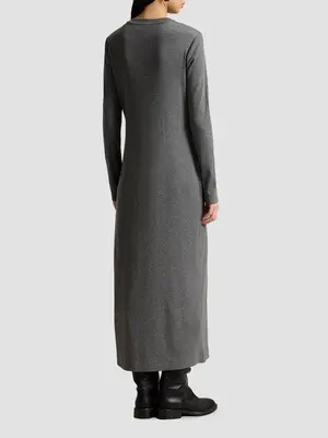 Polo Ralph Lauren Rib-knit Henley Maxi Dress
