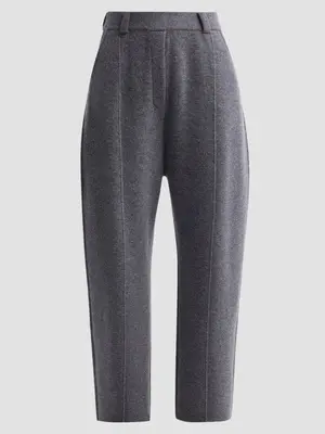 LISA YANG Wrenda Cashmere Knit Barrel-leg Trousers