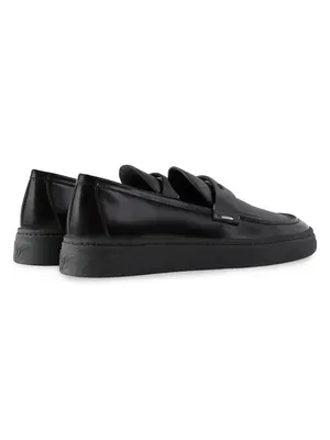 GIUSEPPE ZANOTTI Leather Penny Loafers