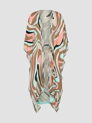 L'Agence Abstract Swirl Kara Cover-up