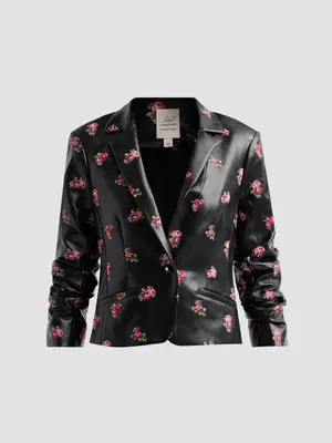 Cinq À Sept Le Petit Khloe Rose-print Blazer
