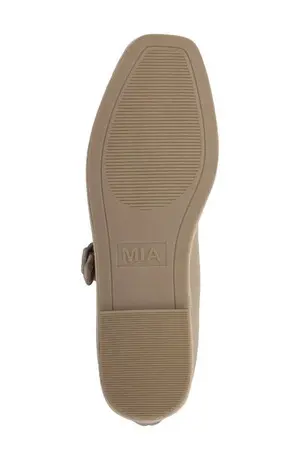 Mia Miluna Mary Jane Flat - Maple
