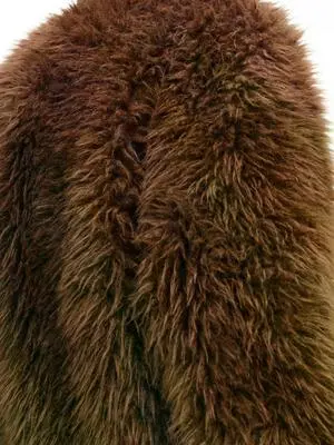 Bimba Y Lola Khaki Fur Bomber Jacket