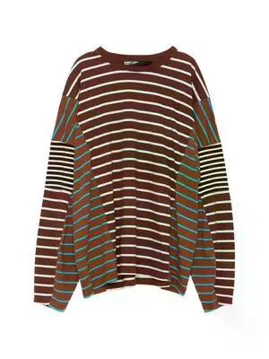 Bimba Y Lola Multi-striped Oversize T-shirt