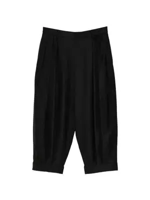 ADER ERROR Pleated Wool Trousers - Black