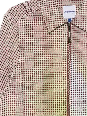 ADER ERROR Check-pattern Zip-up Jacket
