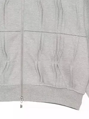 ADER ERROR Pleated Zip-up Hoodie