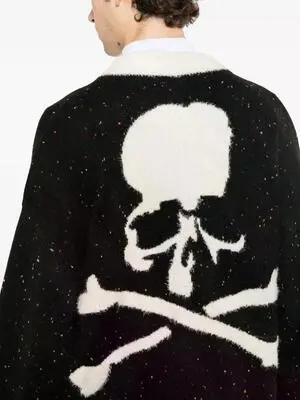 MASTERMIND WORLD Flecked-knit Tweed Cardigan