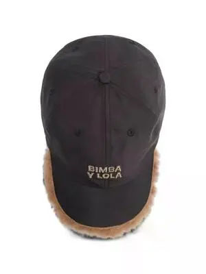 Bimba Y Lola Nylon And Fur Cap