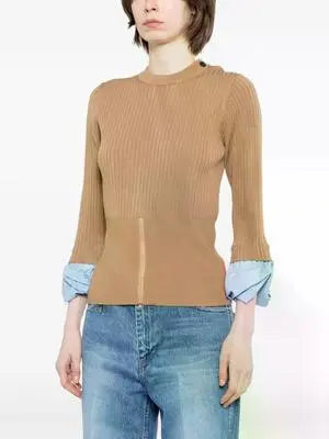 Toga Layered-sleeve Sweater