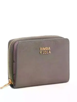 Bimba Y Lola Leather Flap Purse - Grey