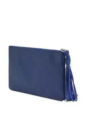 Bimba Y Lola Electric Leather Clutch Bag With Medium Zipper Closure