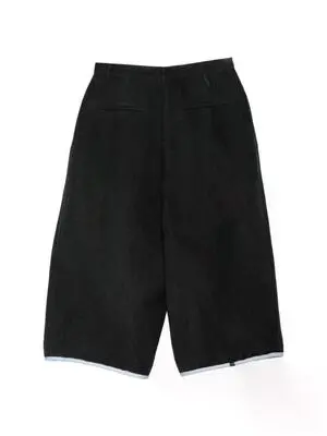 ADER ERROR Pleated Contrast-trim Trousers