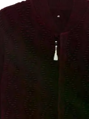 ADER ERROR Cable-knit Tassel-detail Cardigan