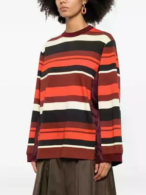 Toga Striped Panelled T-shirt