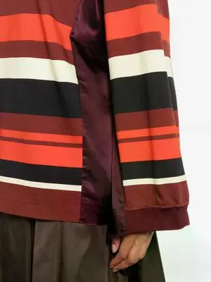 Toga Striped Panelled T-shirt