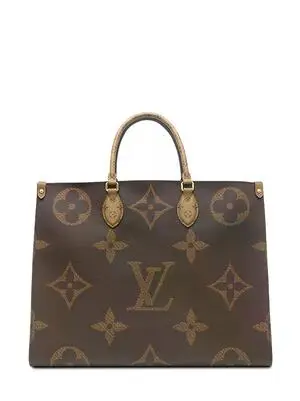 LOUIS VUITTON 2021-2026 Monogram Reverse Giant Onthego Gm Satchel