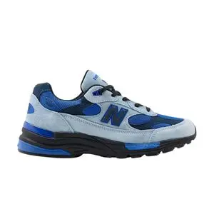 NEW BALANCE 992 Made In Usa Light Arctic Grey 'light Arctic Grey-black Gemstone - Blue