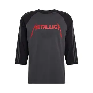 Adidas X Metallica 3/4 Sleeve Cali Tee 'carbon