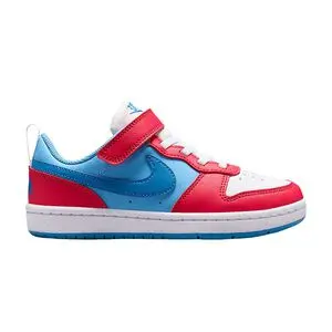 Nike Court Borough Low Recraft Ps 'fusion Football Blue White Energy - Red