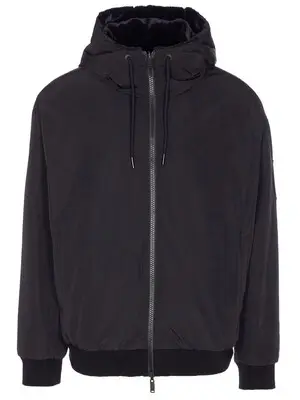 Moose Knuckles Roland Reversible Hooded Jacket - Black